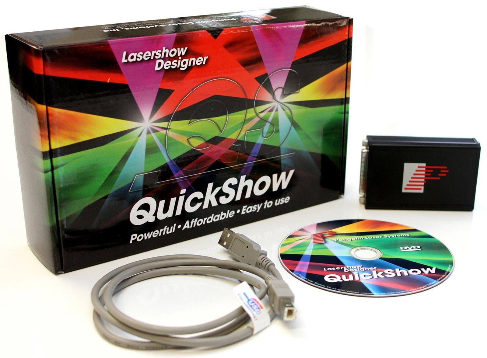Quickshow Pangolin Laser Software & Computer | Hire Now